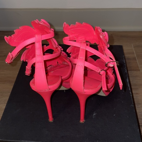 Giuseppe Zanotti | Shoes | Giuseppe Winged Pink Coline Heels | Poshmark